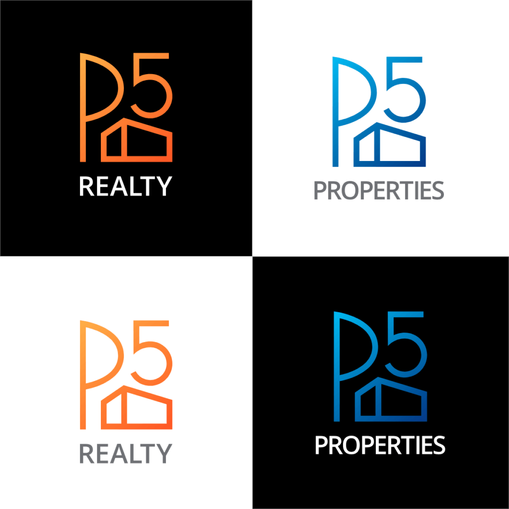 P5 Realty and P5 Properties Branding - Sutter Group Web Design ...