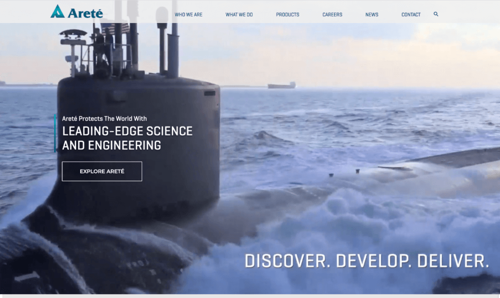 Areté Website - Sutter Group Web Design & Branding Solutions